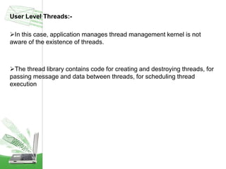 Thread (Operating System) | PPTX