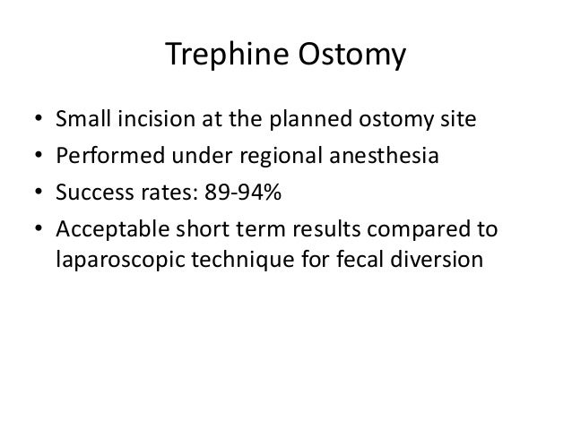 Surgical COnsiderations of Ostomy Creation