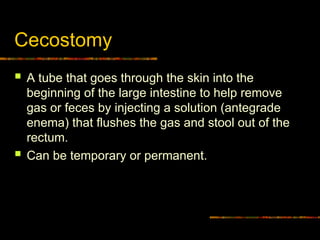 ostomy In nursing and type for colostomy | PPT