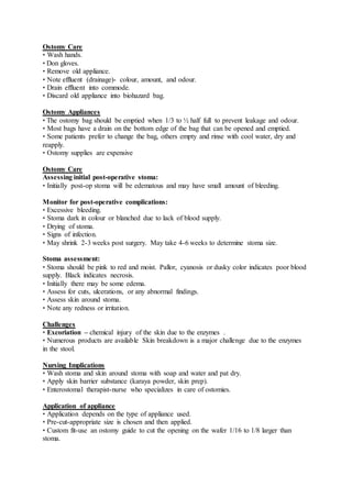 Ostomy/stoma care | DOCX