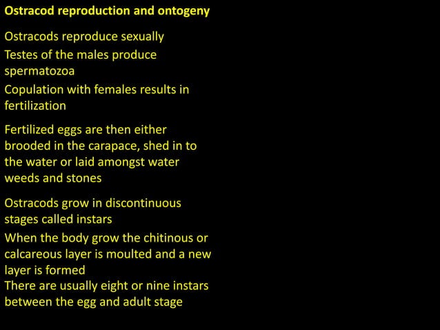 ostracods introduction and morphology types | PDF | Fish and Aquariums ...