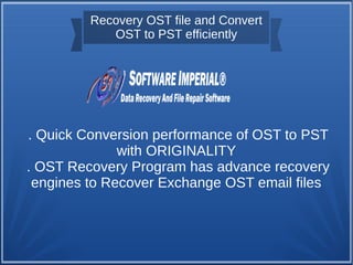 Ost Recovery software | ODP