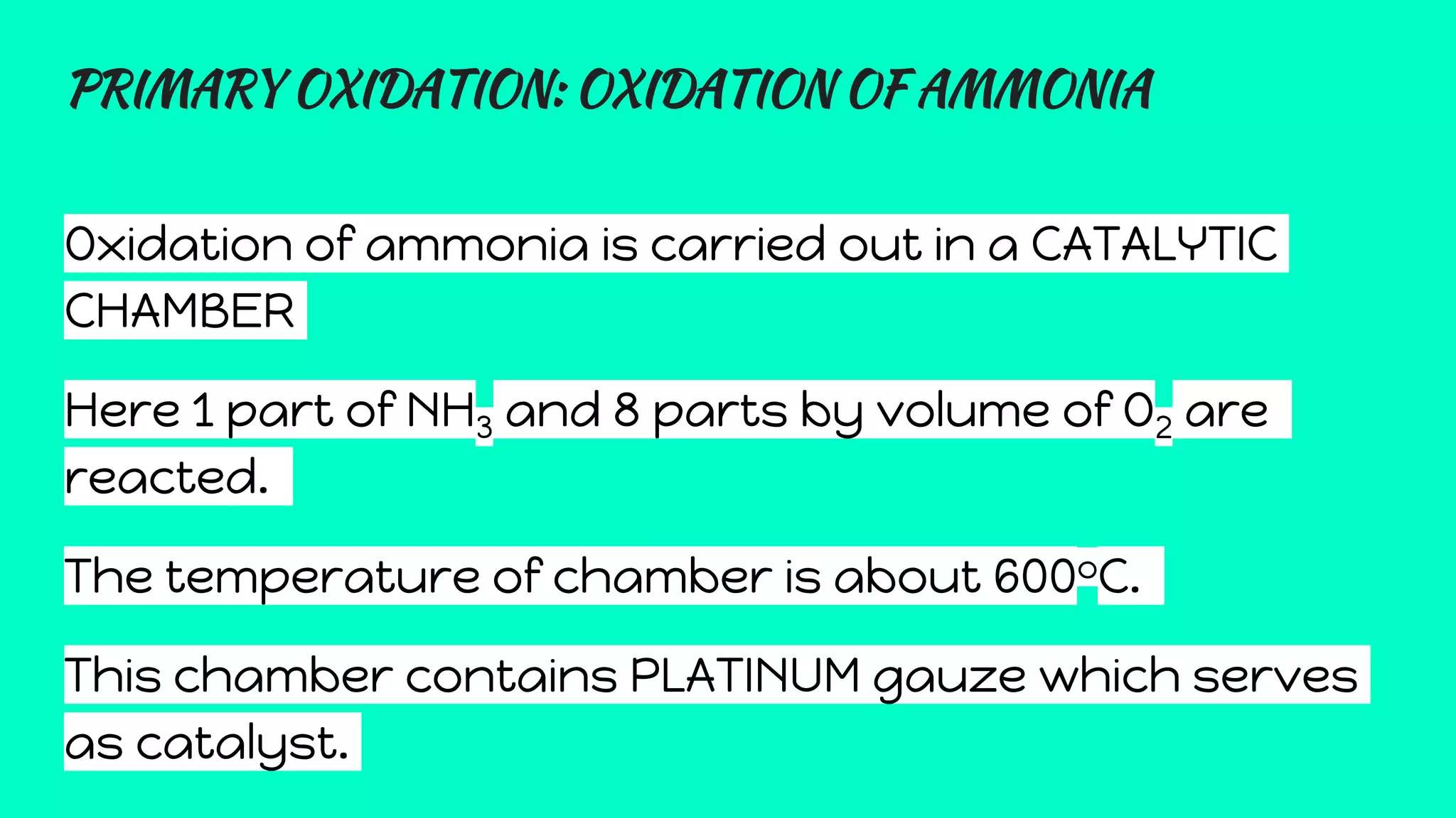 Ostwald's process | PPTX