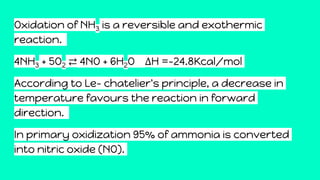 Ostwald's process | PPTX