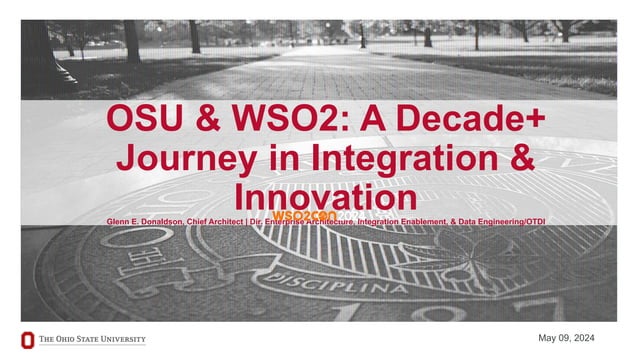 WSO2CON 2024 - OSU & WSO2: A Decade Journey in Integration & Innovation | PPT