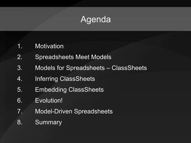 Spreadsheet Engineering | PPT