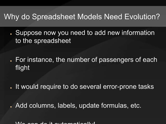 Spreadsheet Engineering | PPT
