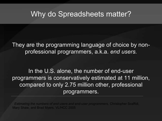 Spreadsheet Engineering | PPT