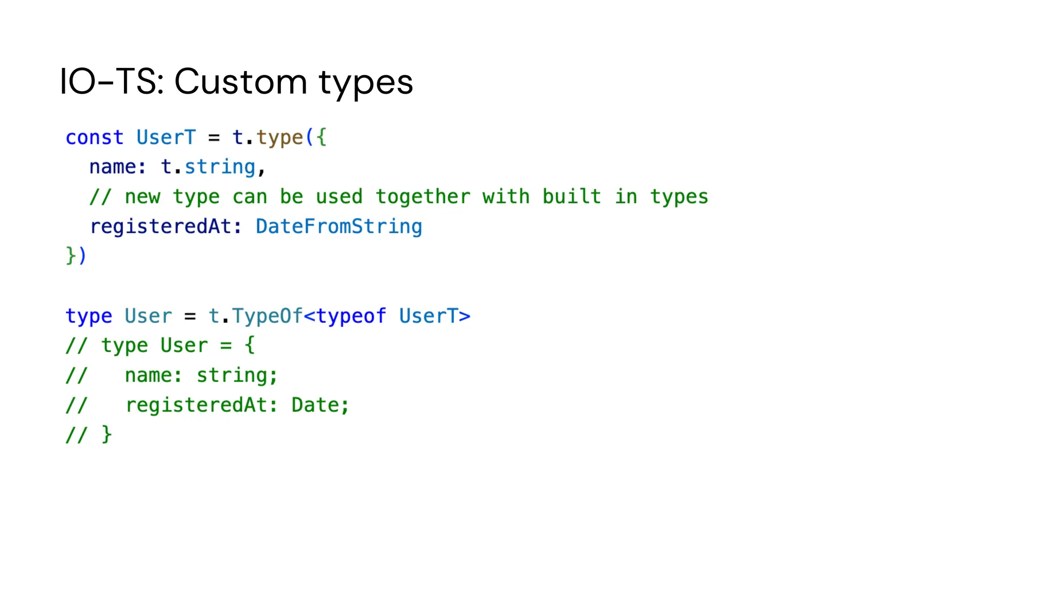 Objects Validation And Comparison Using Runtime Types Io Ts