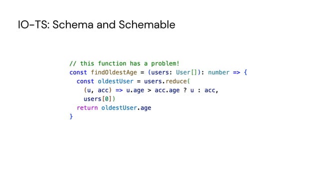 "Objects validation and comparison using runtime types (io-ts ...