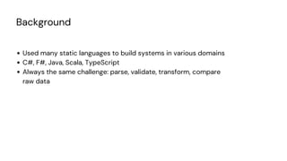 "Objects validation and comparison using runtime types (io-ts ...