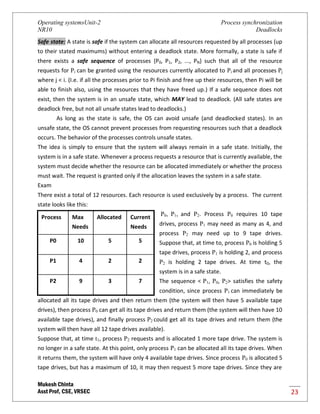 Operating Systems - Process Synchronization and Deadlocks | PDF | Operating Systems | Computer ...