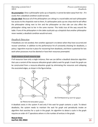 Operating Systems - Process Synchronization and Deadlocks | PDF | Operating Systems | Computer ...