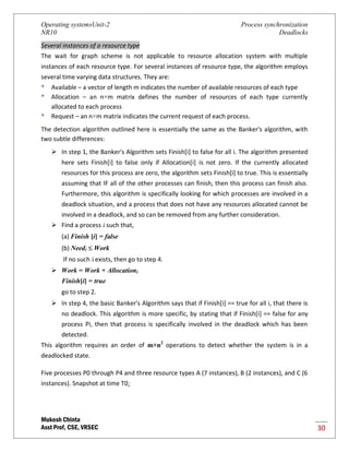 Operating Systems - Process Synchronization and Deadlocks | PDF
