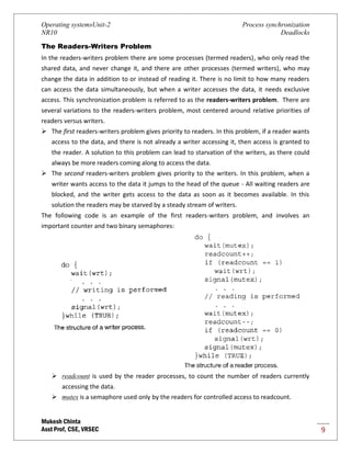 Operating Systems - Process Synchronization and Deadlocks | PDF