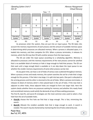 Operating Systems - memory management | PDF