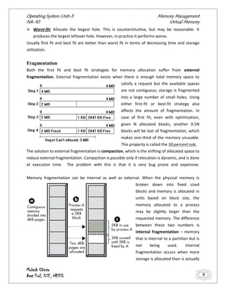 Operating Systems - memory management | PDF