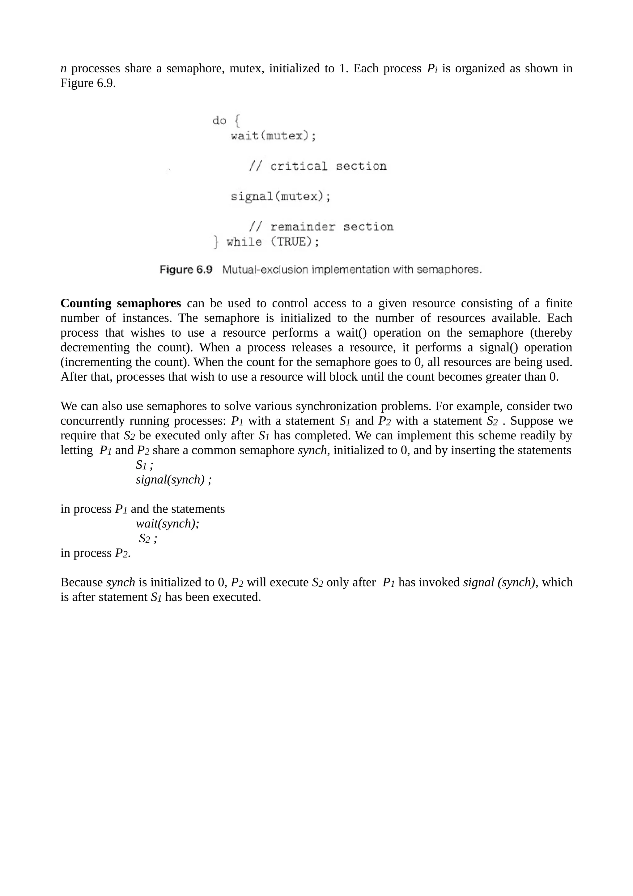 Process Synchronization | PDF | Operating Systems | Computer Software ...