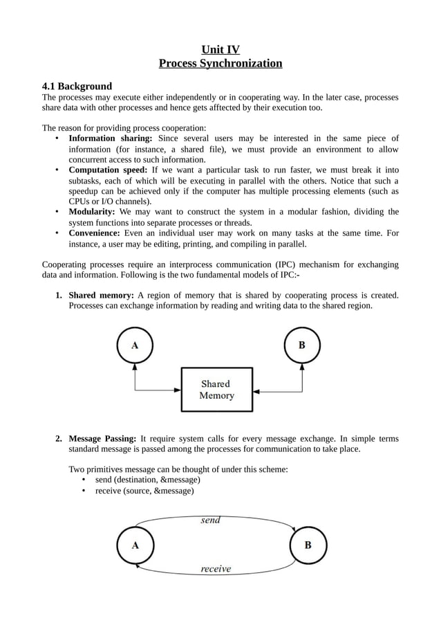 Process Synchronization | PDF | Operating Systems | Computer Software and Applications