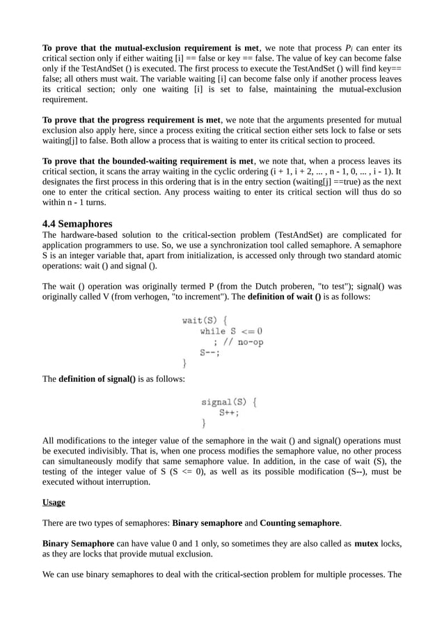 Process Synchronization | PDF | Operating Systems | Computer Software and Applications