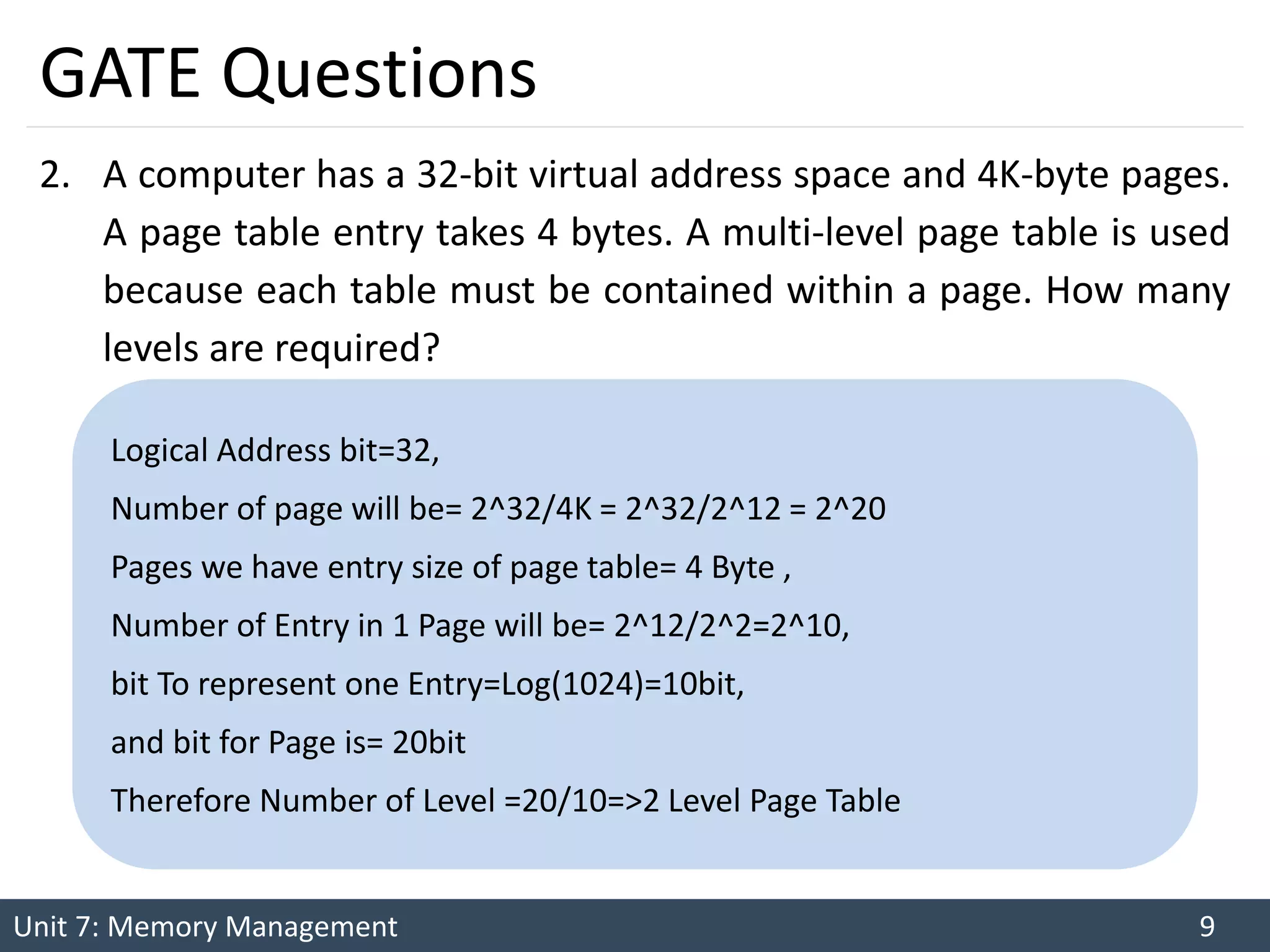 Memory Management | PDF | Databases | Computer Software and Applications