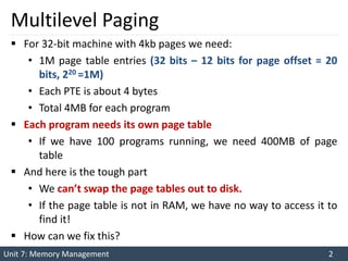 Memory Management | PDF | Databases | Computer Software and Applications