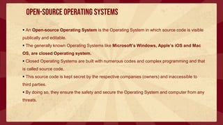 Operating System concepts | PPT | Free Download