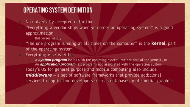 Operating System concepts | PPT