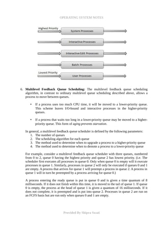 Operating System-Process Scheduling | PDF