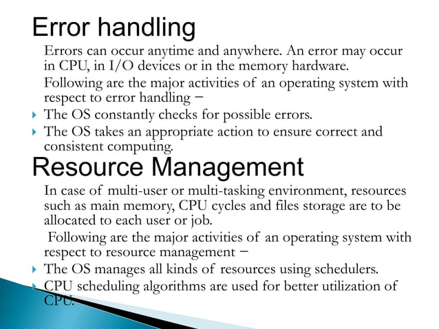 Introduction to Operating Systems | PPTX