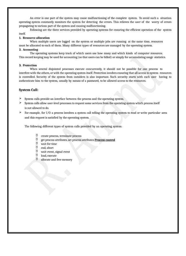 OS UNIT 1 NOTES (1).pptxxdjhvcdkfshfkdhvjdsk | PPTX