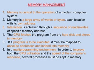 operating system (everthing about machines) | PPT