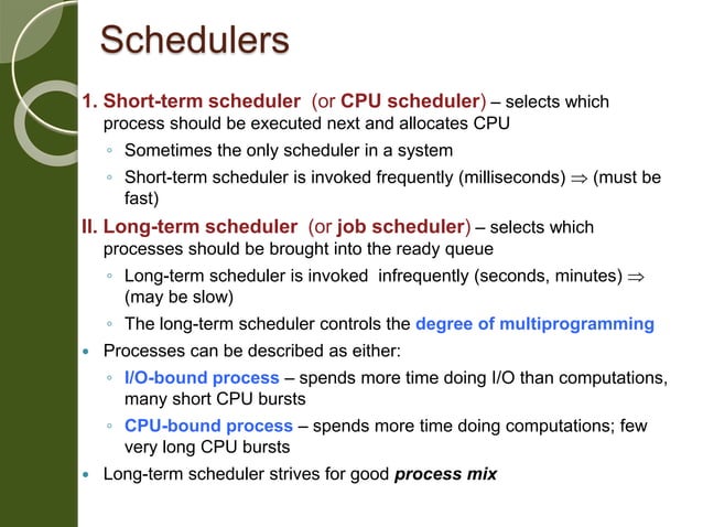 OS_Unit_II_Ch3 Process and CPU Scheduling | PPT