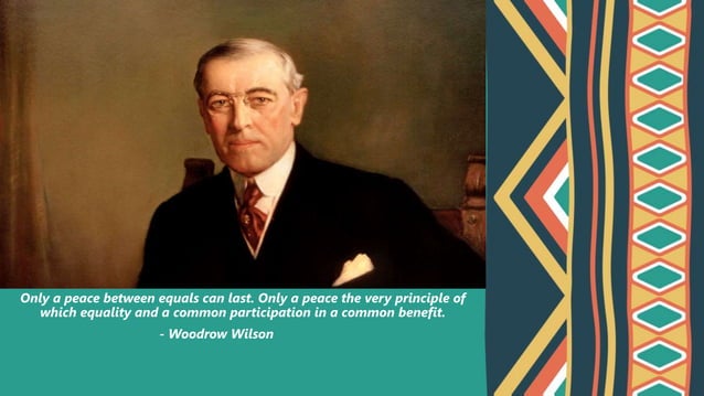 PRESENTATION ON WOODROW WILSON | PPTX | Political Issues & policy ...