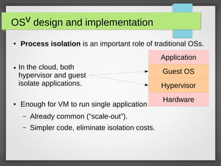 OSv at Usenix ATC 2014 | PPT