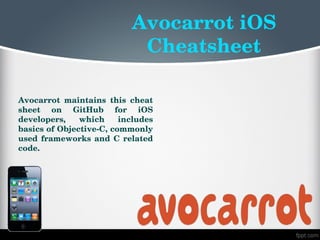 7 Awesome Sources for learning iOS App Development | PPT