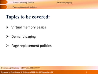 OS virtual memory | PDF