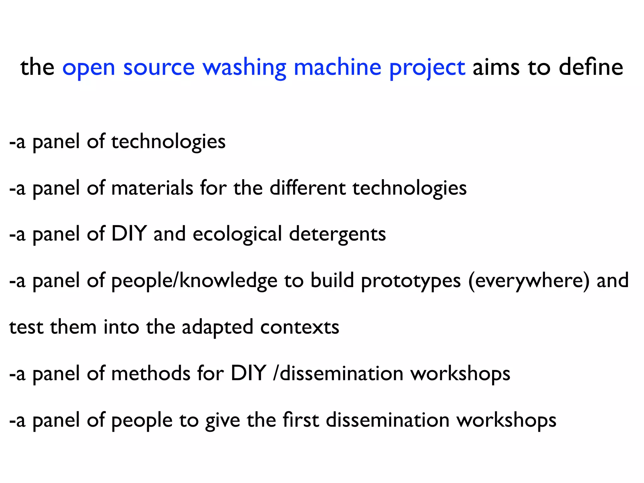 Open Source Wash Machine | PDF