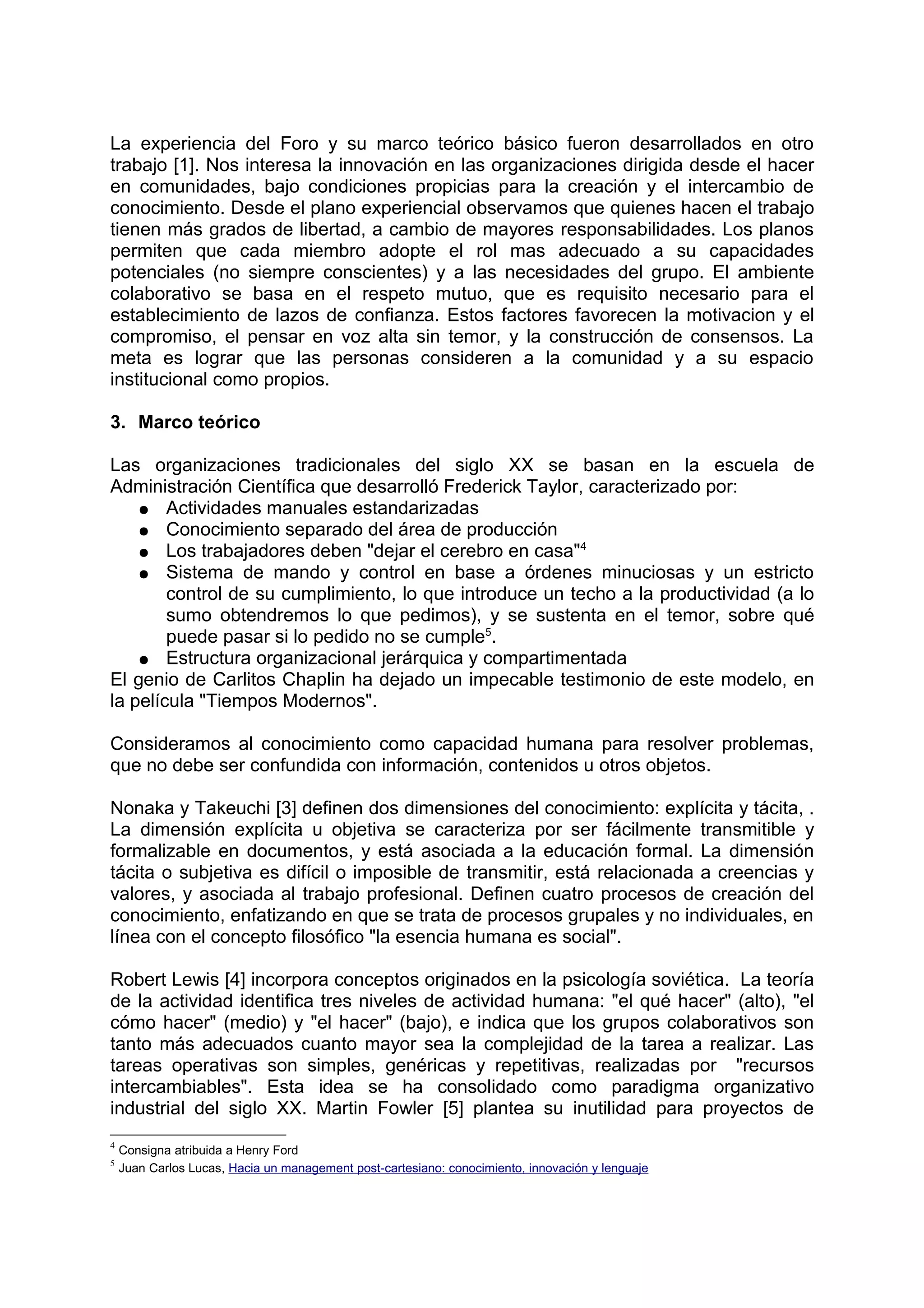 Comunidades colaborativas: una herramienta organizacional | PDF