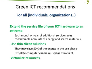 Green ICT, sustainability and Open Source | PDF