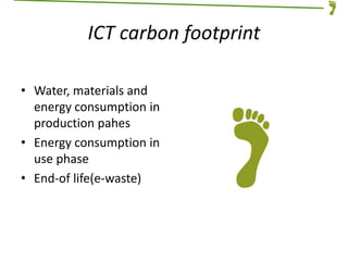 Green ICT, sustainability and Open Source | PPT