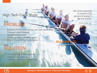 Anaplan and OpenSymmetry Top Sales Planning Best Practices | PPT