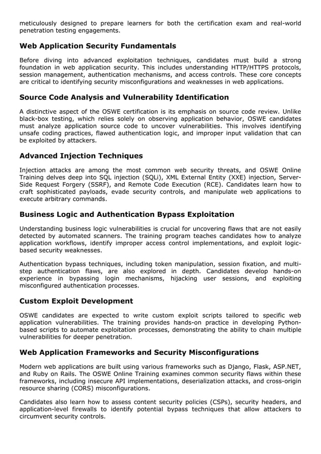 OSWE Online Training_ Master Advanced Web App Exploitation.docx