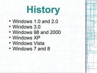 OS Windows | PPT