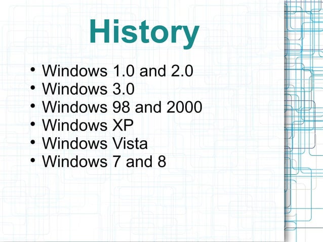 OS Windows | PPT