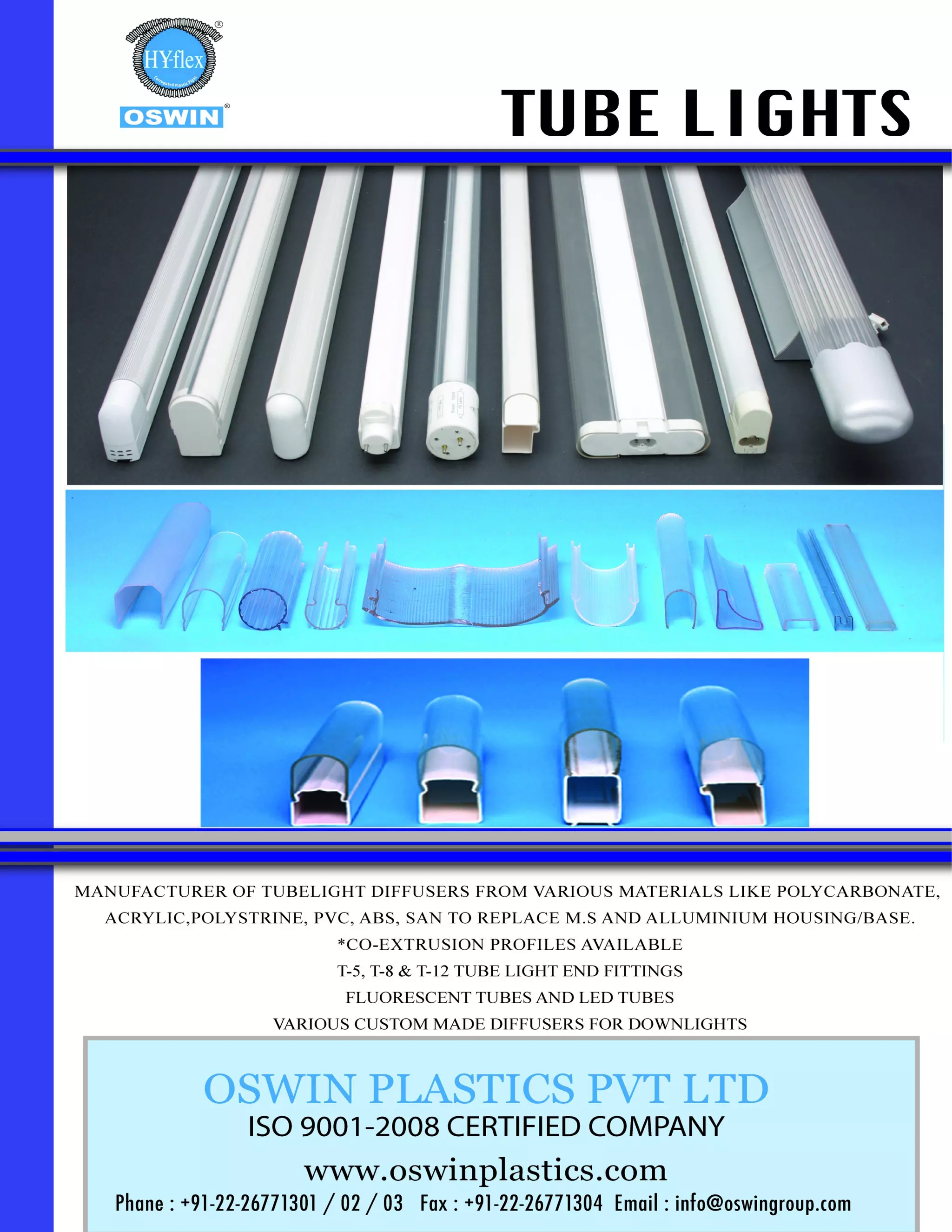 Oswin Plastics Pvt. Ltd., Daman, Hoses, Pipes and Molding Fittings | PDF