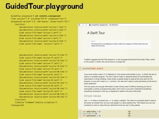 [Osxdev]3.swift playgrounds | PDF