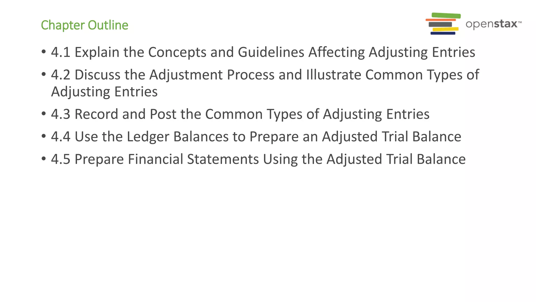 Chapter 4: The Adjustment Process | PPTX