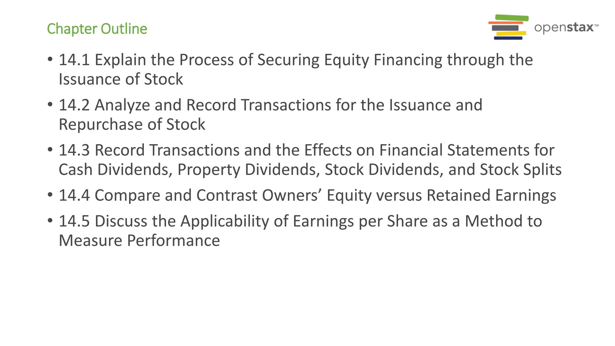 Chapter 14: Corporation Accounting | PPTX