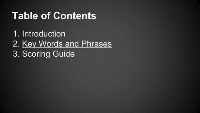 Key words and phrases | PPT